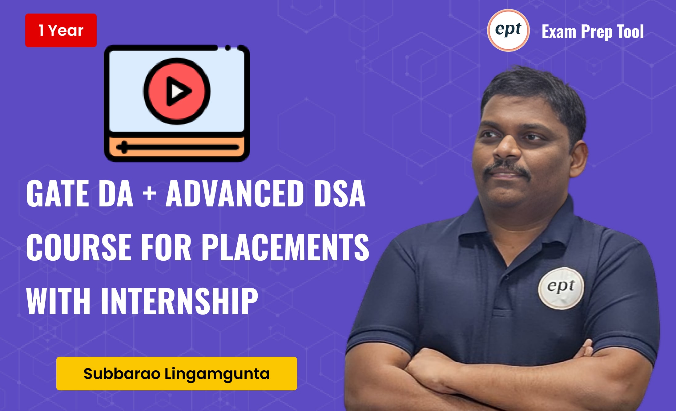 GATE DA + Placement Training With Internship (1 Year)