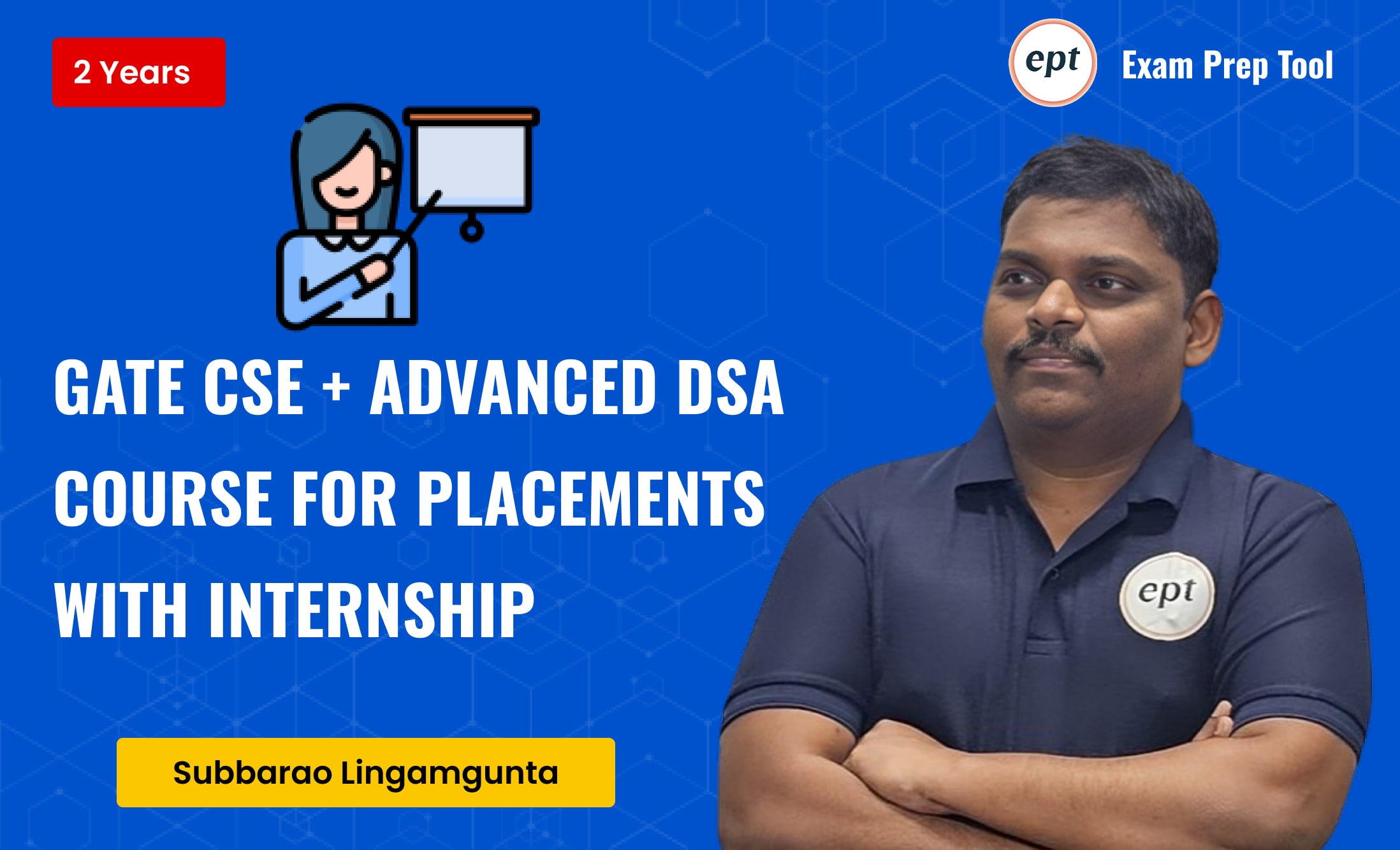 GATE CSE + Placement Training With Internship (2 Years)