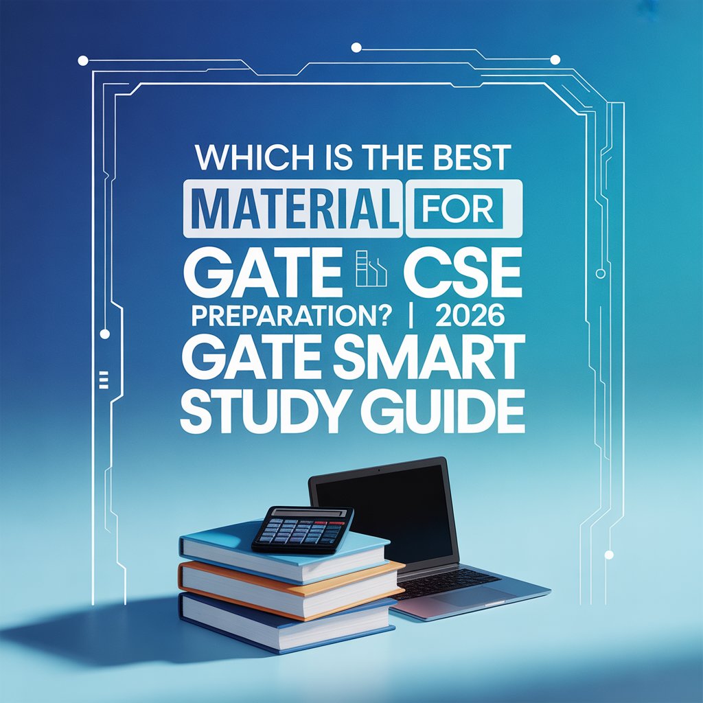 Which Is the Best Material for GATE CSE Preparation? | GATE 2026 Smart Study Guide