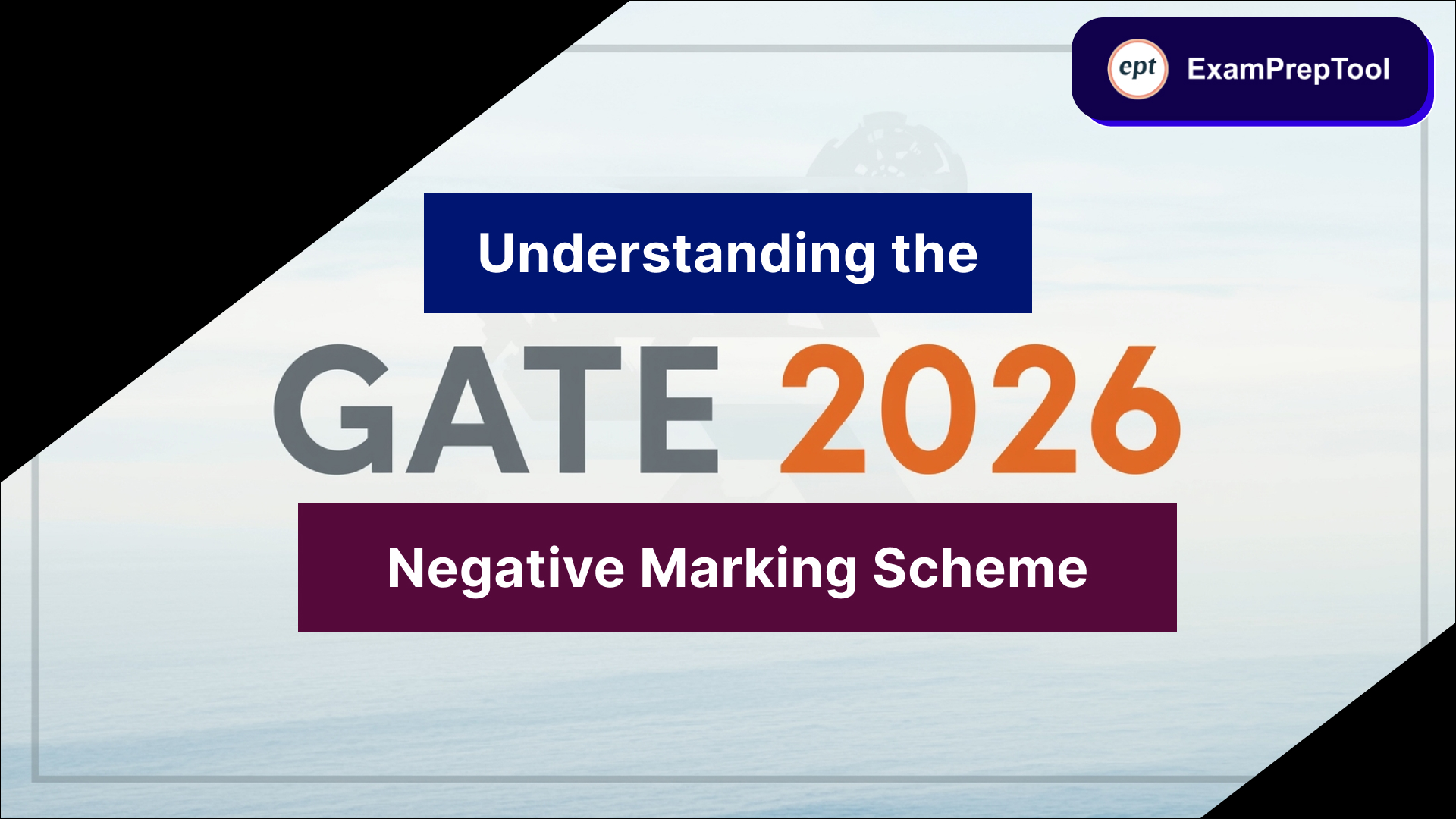 Understanding the GATE 2026 Negative Marking Scheme