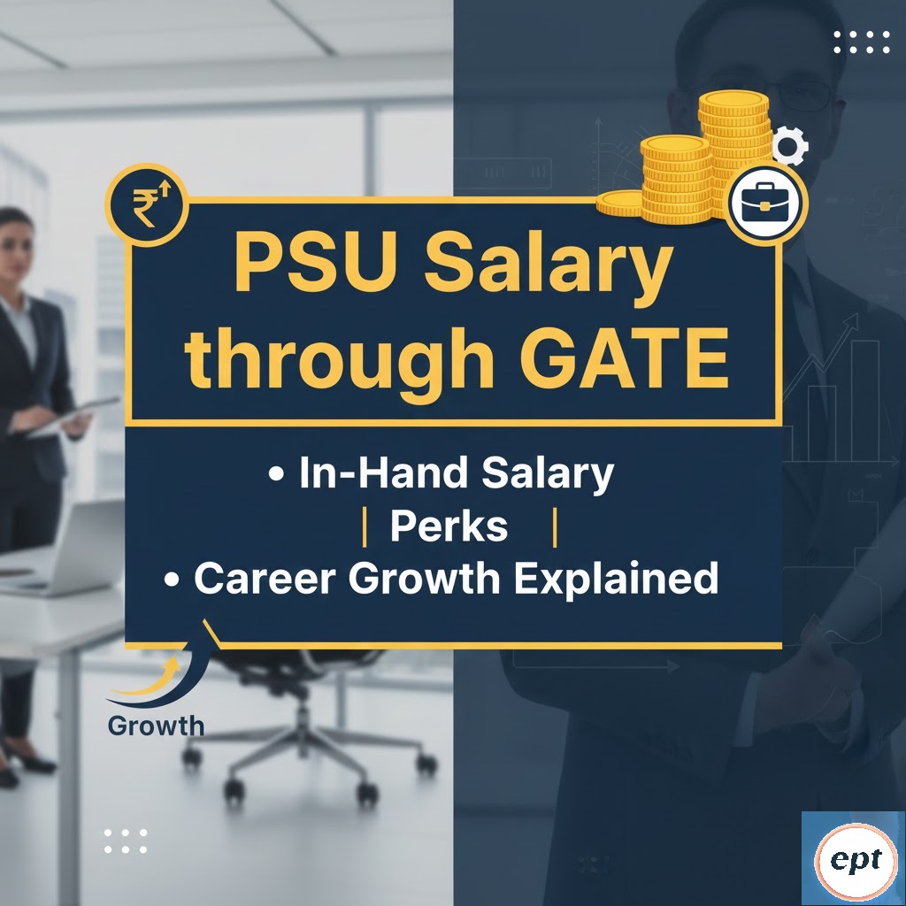 PSU Salary through GATE: In-Hand Salary, Perks, and Career Growth Explained
